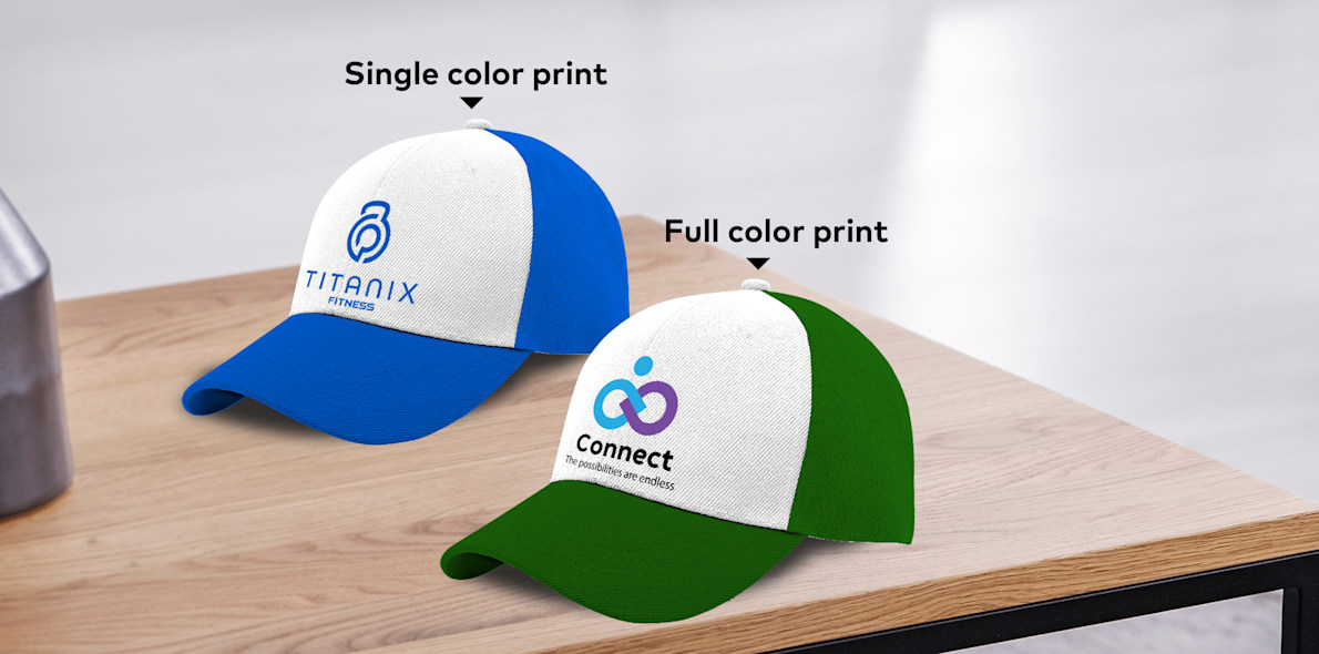 Promotional Dual Color Caps | Vistaprint